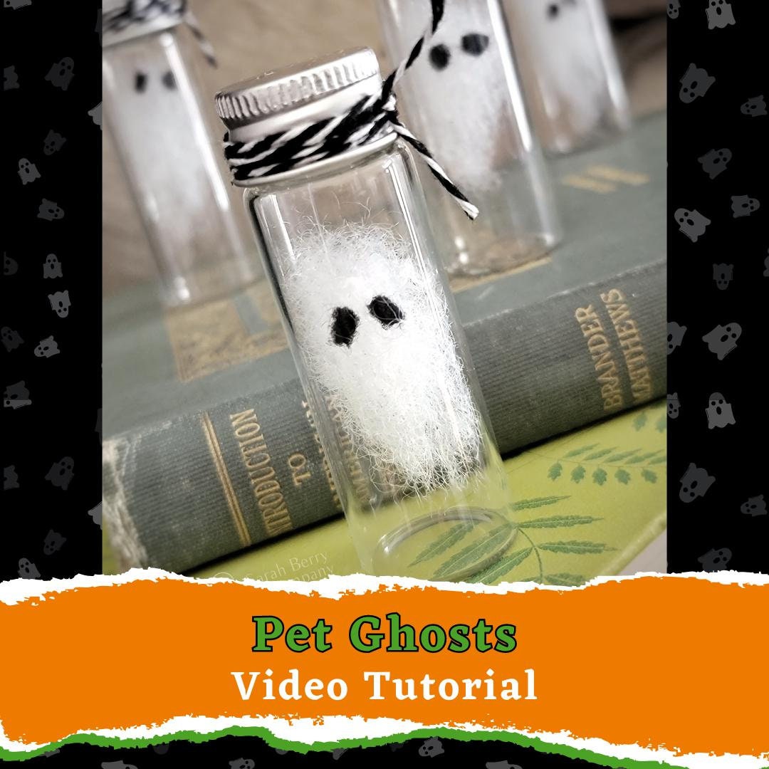 Pet Ghosts DIY Video Tutorial: Halloween Craft (instant Download) - Etsy