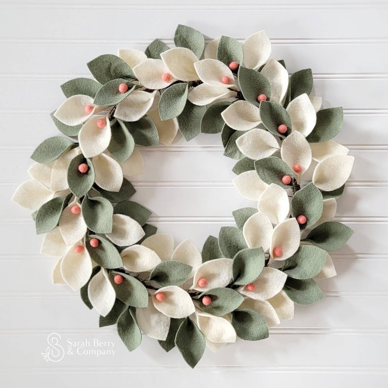 Modern Spring Wreath - Etsy