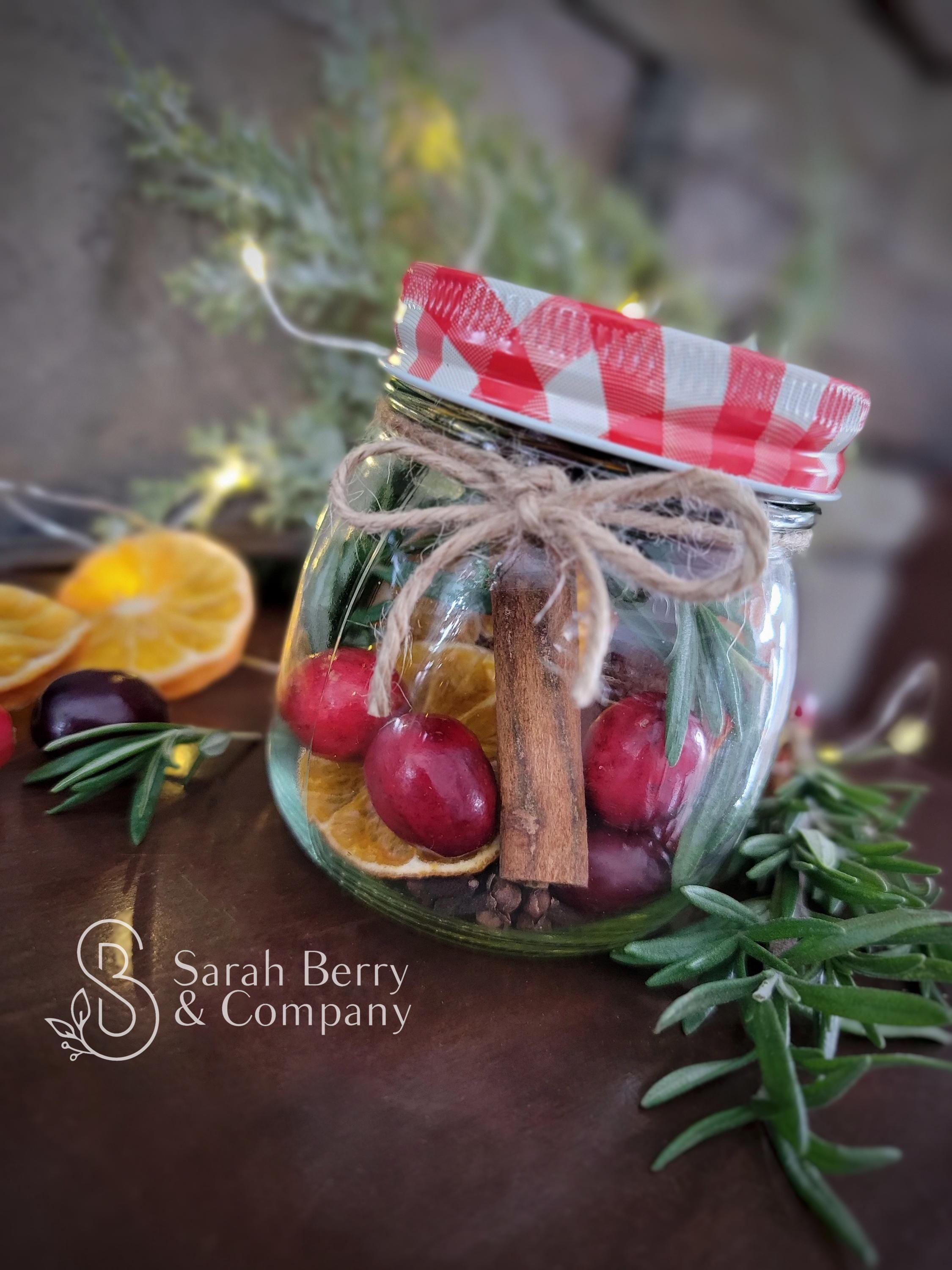 Stove Top Simmer Jars Recipe Card Holiday Potpourri Christmas Neighbor ...