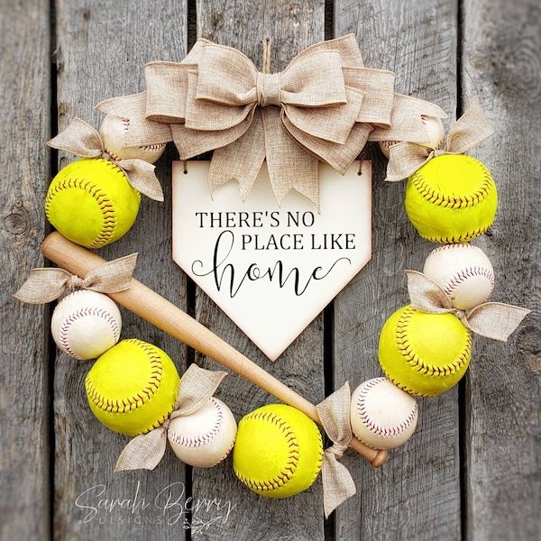 Baseball Wreaths for Front Door - Etsy