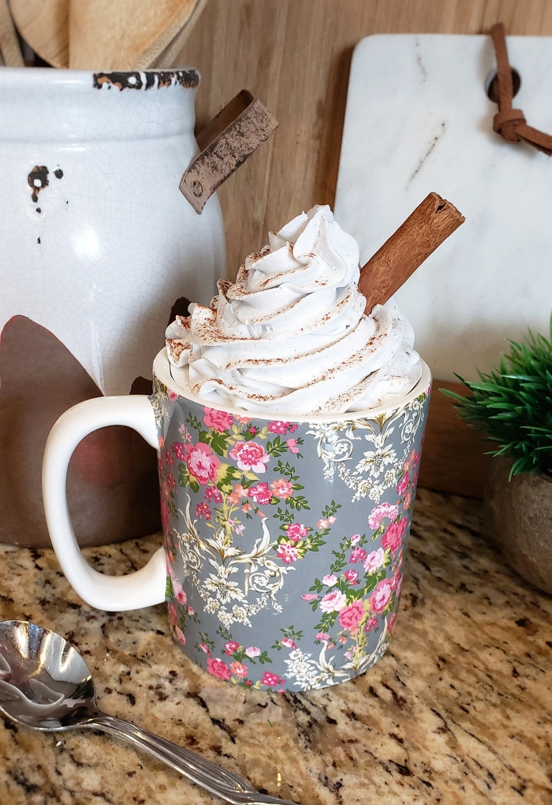 Faux Whipped Cream Mug Toppers DIY Video Tutorial Winter Crafts Holiday ...