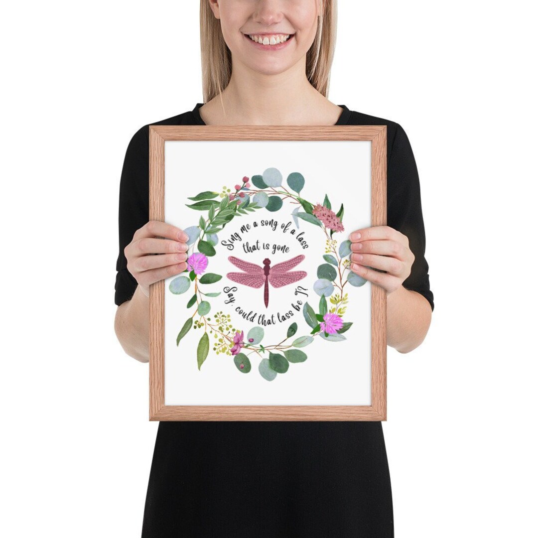 Outlander Skye Boat Song Framer Poster - Etsy