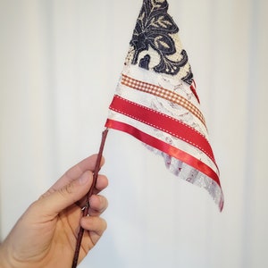 Rag Flags DIY Tutorial: Patriotic 4th of July Decor (digital Download ...