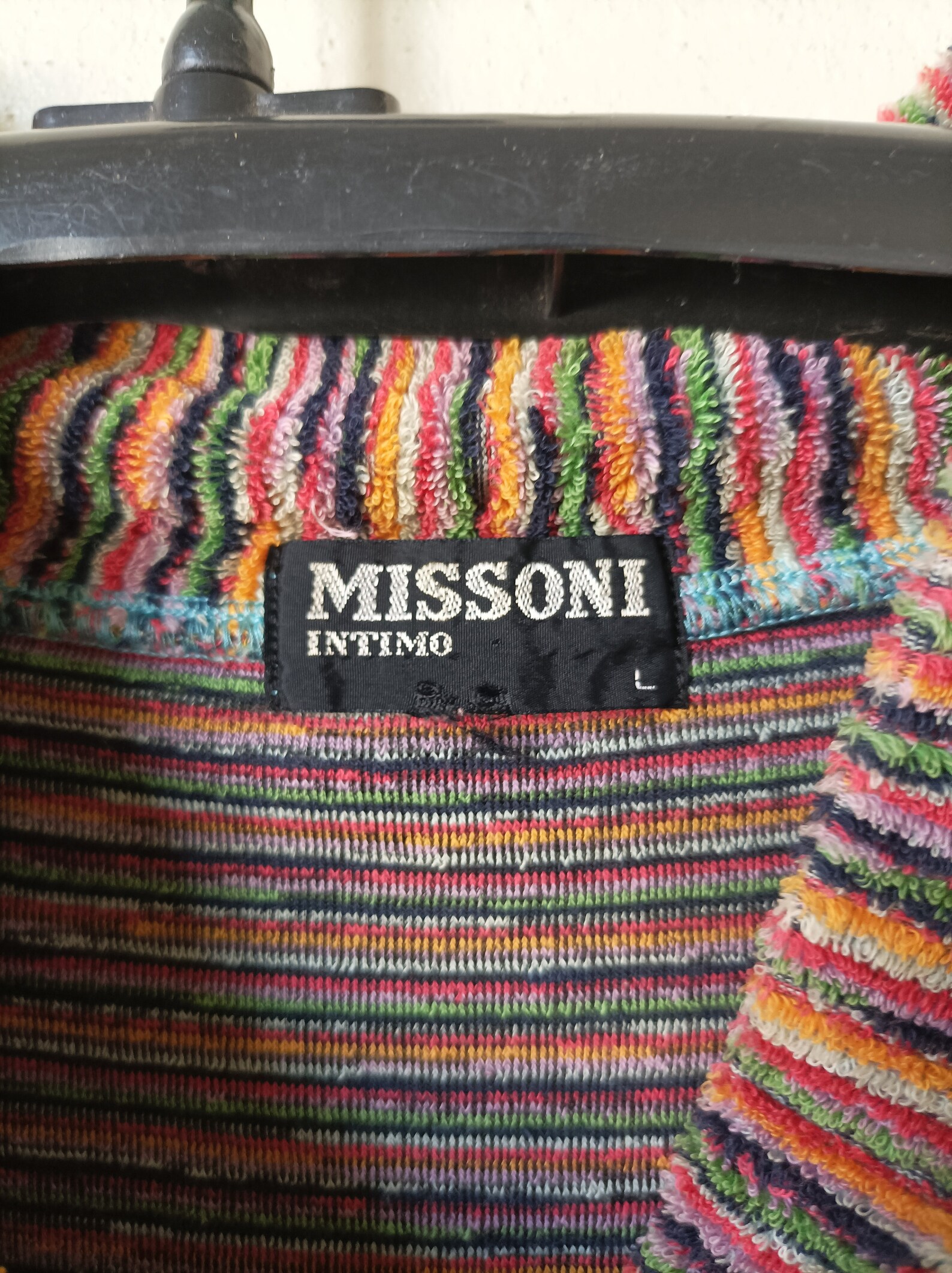 Vintage Missoni Intimo Stripes Multicolor Sweatshirt 90's Missoni ...