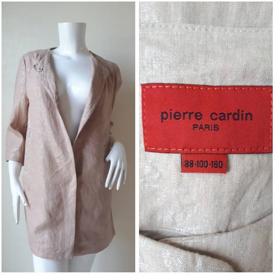Vintage Pierre Cardin Linen Blazer / Womens Jacket Size Small - Etsy