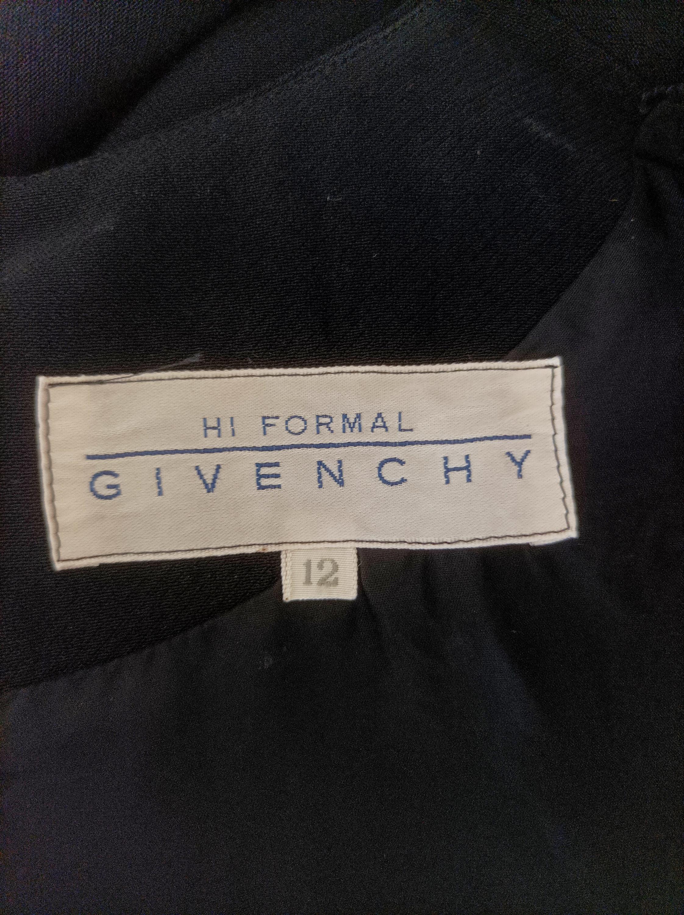 GIVENCHY Hi Formal Black Dress Size 12 (medium). - Etsy GIVENCHY Hi Formal Black Dress Size 12 (medium). - Etsy