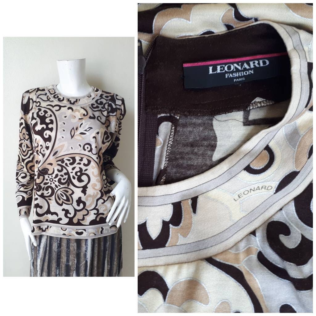 Vintage Leonard Paris Top - Etsy Vintage Leonard Paris Top - Etsy
