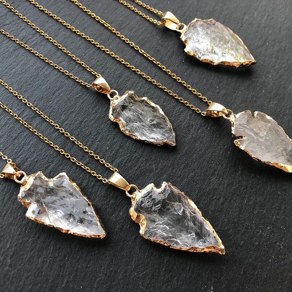 Arrowhead Necklace - Etsy