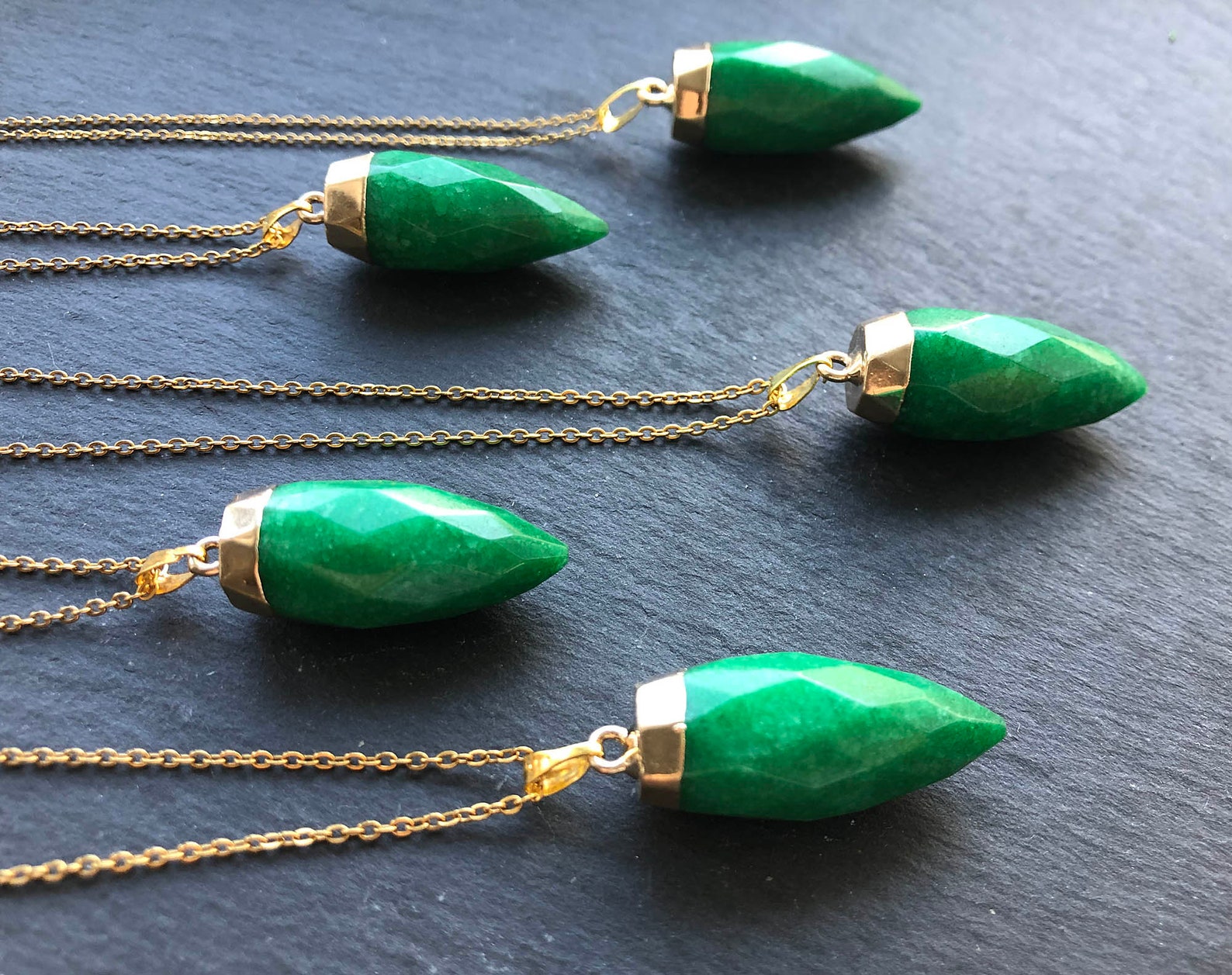 Nephrite necklace Nephrite jade pendant Good luck necklace | Etsy