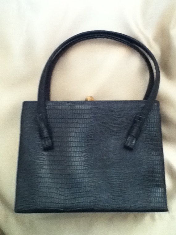 vintage lizard print handbag - Gem