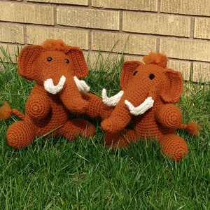 Crocheted Woolly Mammoth Pattern - Etsy