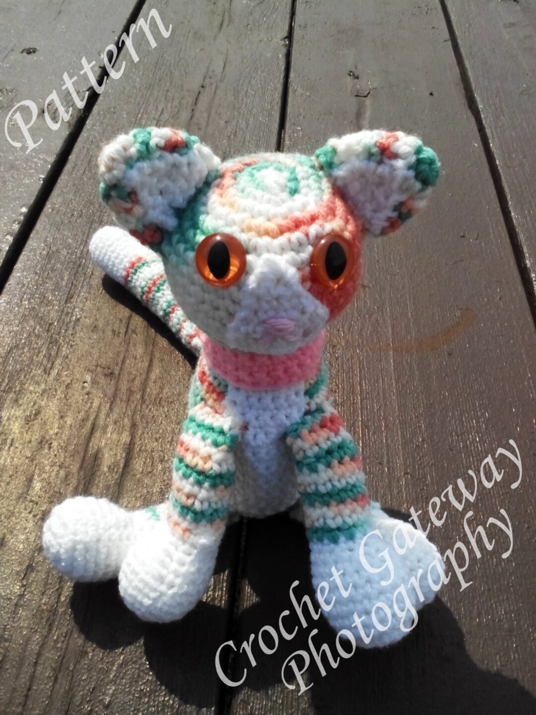 Crochet Calico Cat (peaches) - Pattern - Etsy