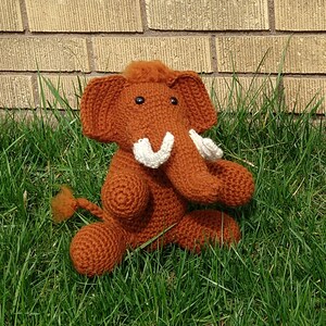 Crocheted Woolly Mammoth Pattern - Etsy
