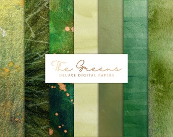 Digital Scrapbook Paper Set Printable Watercolor Backgrounds - Etsy