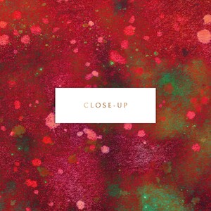 Digital Scrapbook Paper Set - Printable Paint Backgrounds - Green & Red ...