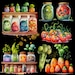The Grumpy Vegetables Clipart Set - Cute & Funny Cartoon Watercolor ...