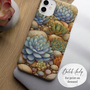 Desert Pebble & Succulent Clipart - Watercolor Pencil Art - Arizona ...