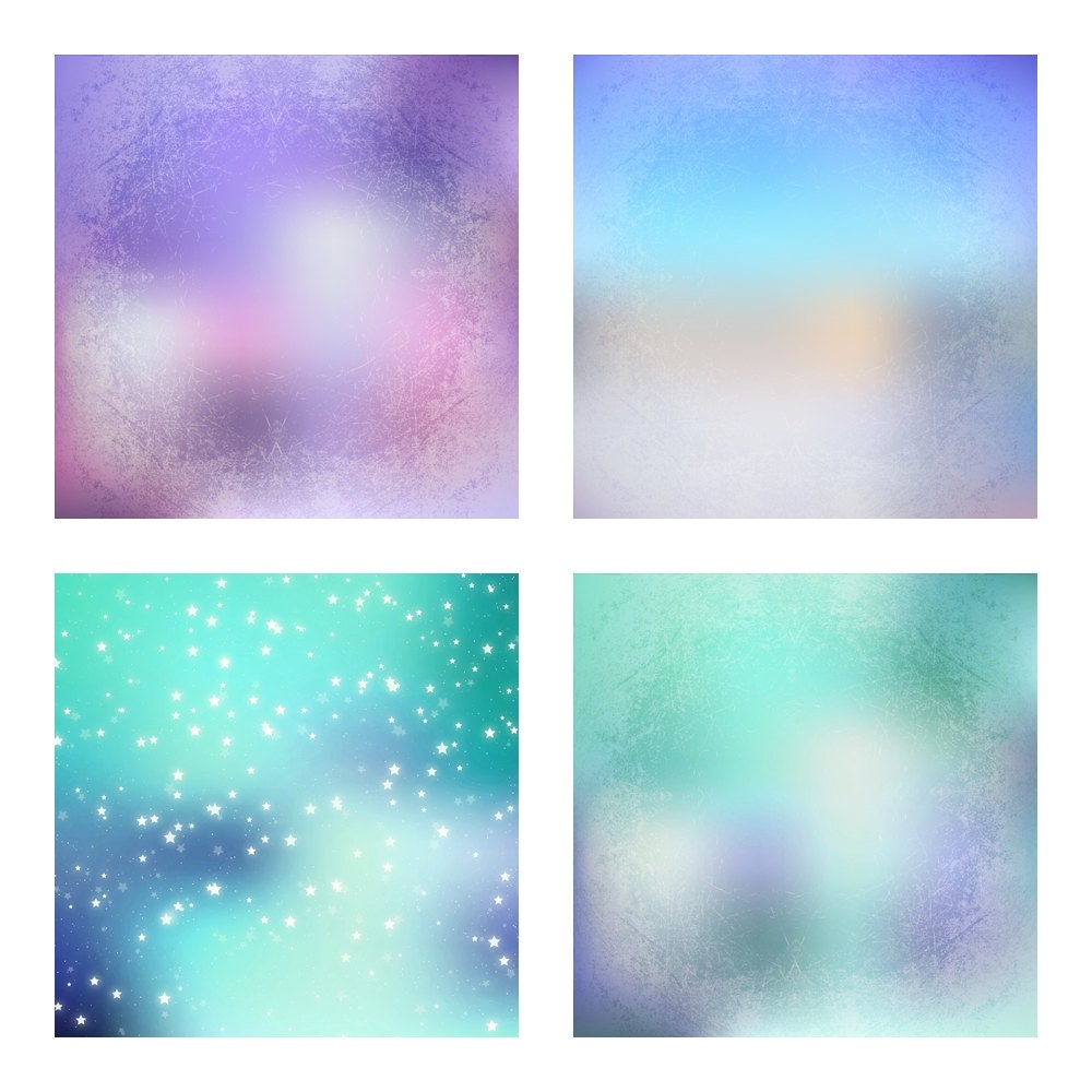 Aurora Borealis Scrapbook Paper: Winter Northern Lights (digital ...