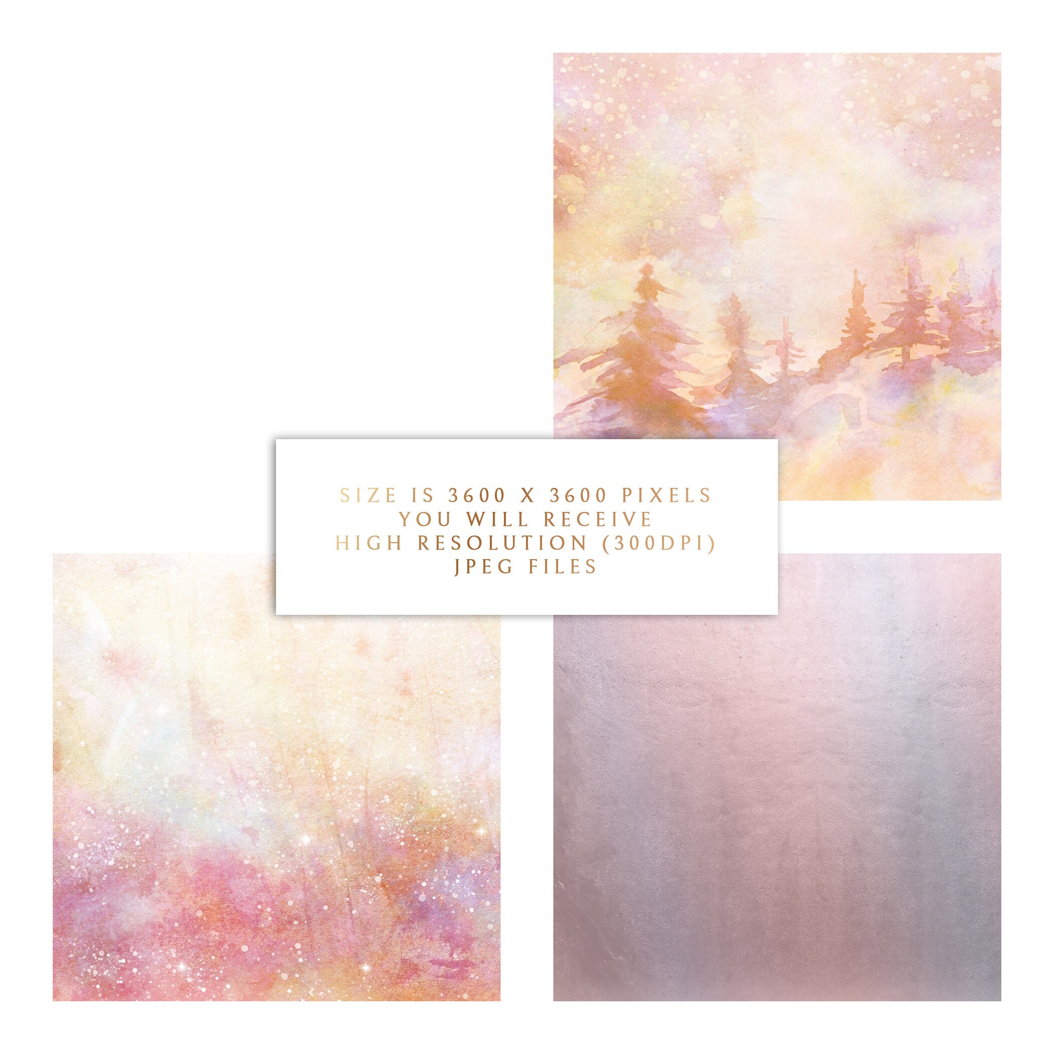 Digital Scrapbook Paper Set Printable Backgrounds Northern - Etsy