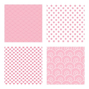 Digital Scrapbook Paper - Seamless Geometrics - Tileable Backgrounds ...