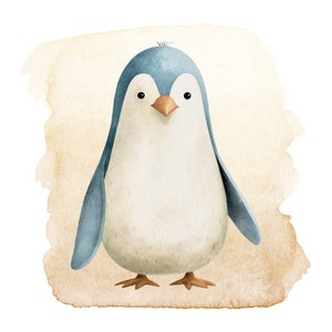 Arctic Life Clipart - Childrens Illustrations - Cute Watercolor ...