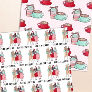 Digital Paper Set - Seamless Patterns - Scrapbook Designs - Tileable ...