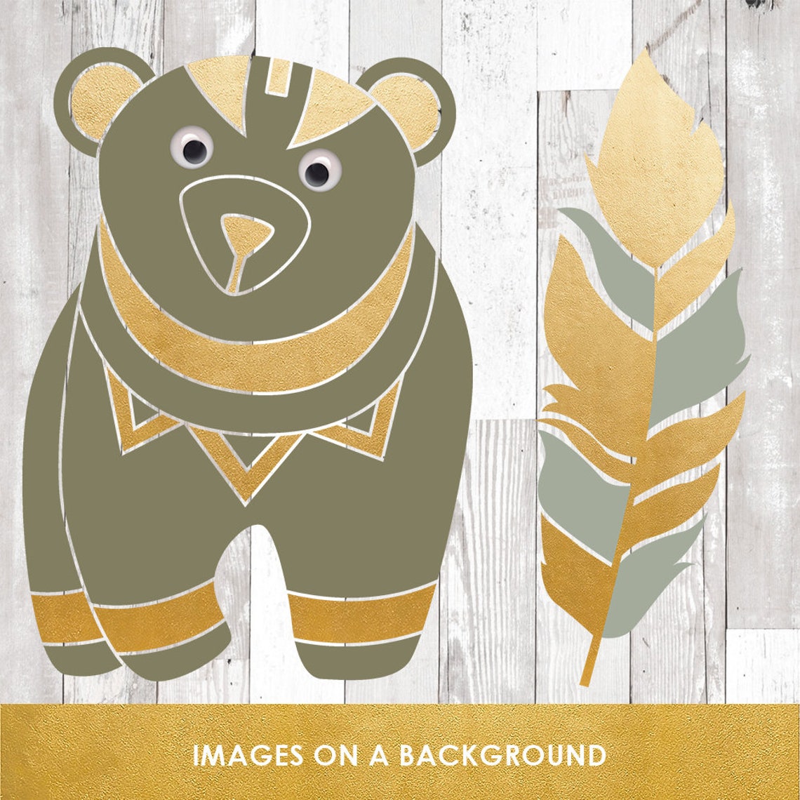 Boho Forest Friends Clipart Set Ethnic & Bohemian Animals | Etsy