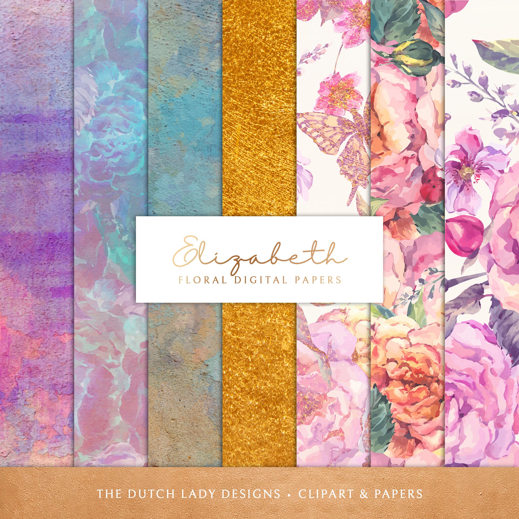 Paper Commercial Use Textured Digital Background Beach Brights Digital ...