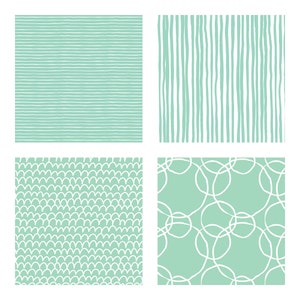 Digital Scrapbook Paper - Handdrawn Geometrics - Background Patterns ...
