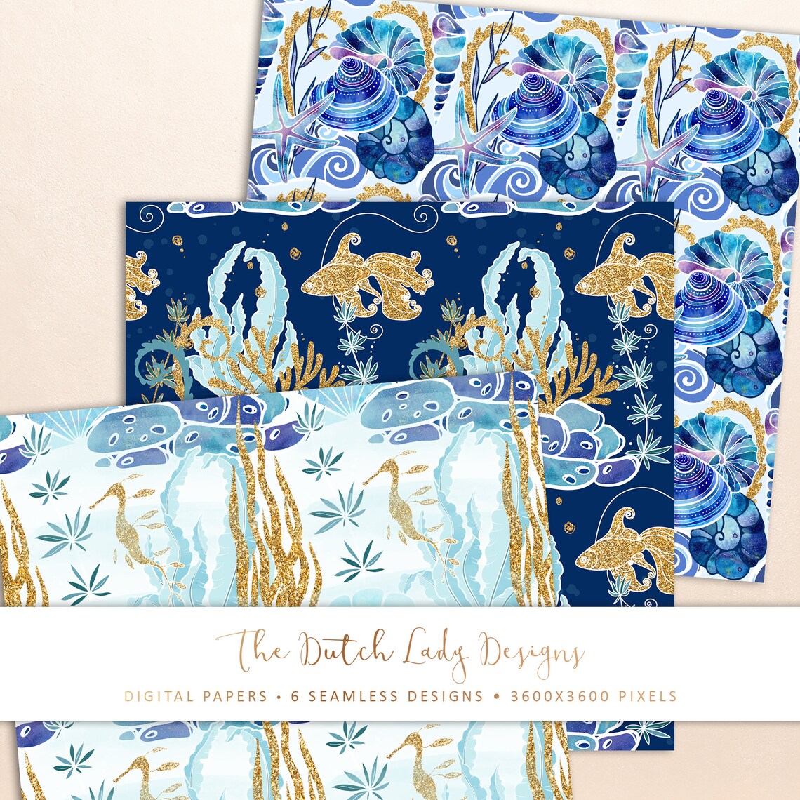 Digital Paper Set Seamless & Non-seamless Scrapbook Patterns - Etsy