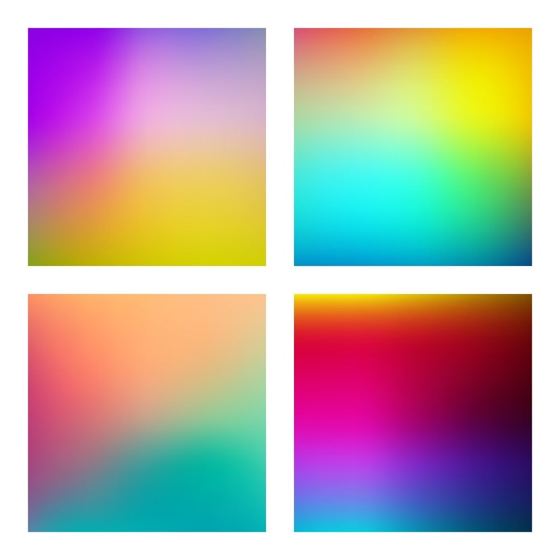 Digital Scrapbook Paper Blurred Gradients Textured | Etsy