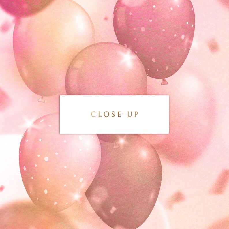 Digital Scrapbook Paper Set Printable Backgrounds Balloons | Etsy