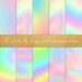 Digital Scrapbook Paper - Unicorn Rainbow Gradients - Abstract ...