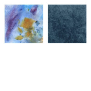 Digital Scrapbook Paper - Artistic Blue Watercolor Style - Waterpaint ...