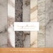 Digital Scrapbook Paper Set Marble Textures Stone Backgrounds Natural ...