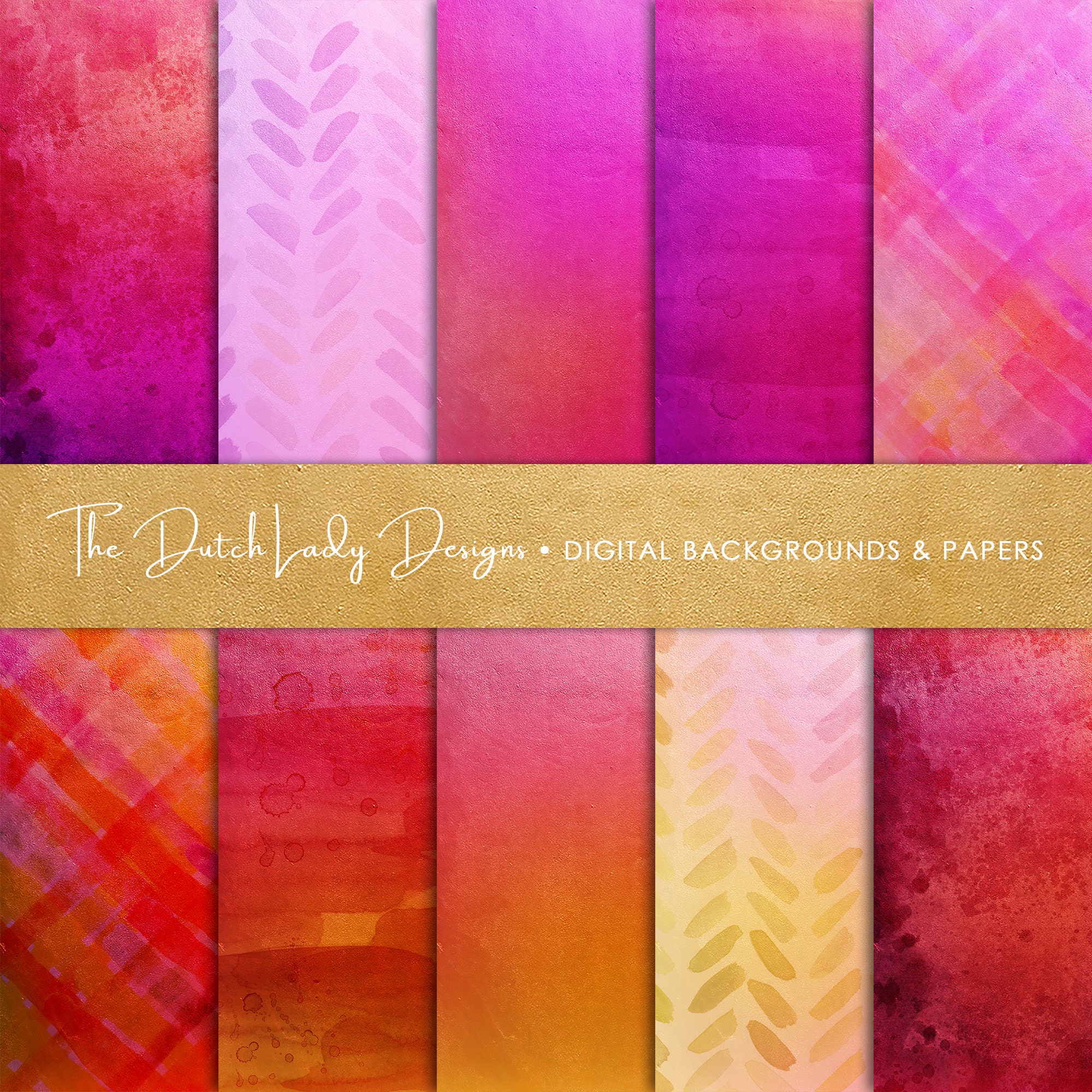 18 SEAMLESS PATTERNS CIRCLE Links Set 1 with 6 Digital Papers Photoshop ...