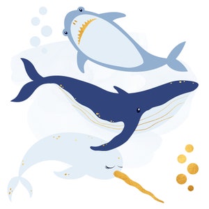 Sea Life Clipart Set - Flat Clipart Graphics - Nautical Images ...