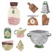 Kitchen Tools & Cooking Utensils Clipart Set - Cook - Bake - Kitchen ...