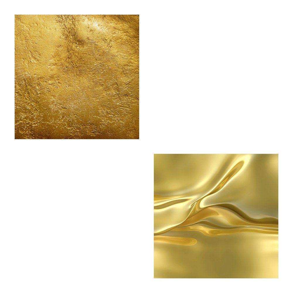 Digital Scrapbook Paper Gold Foils Golden Background - Etsy