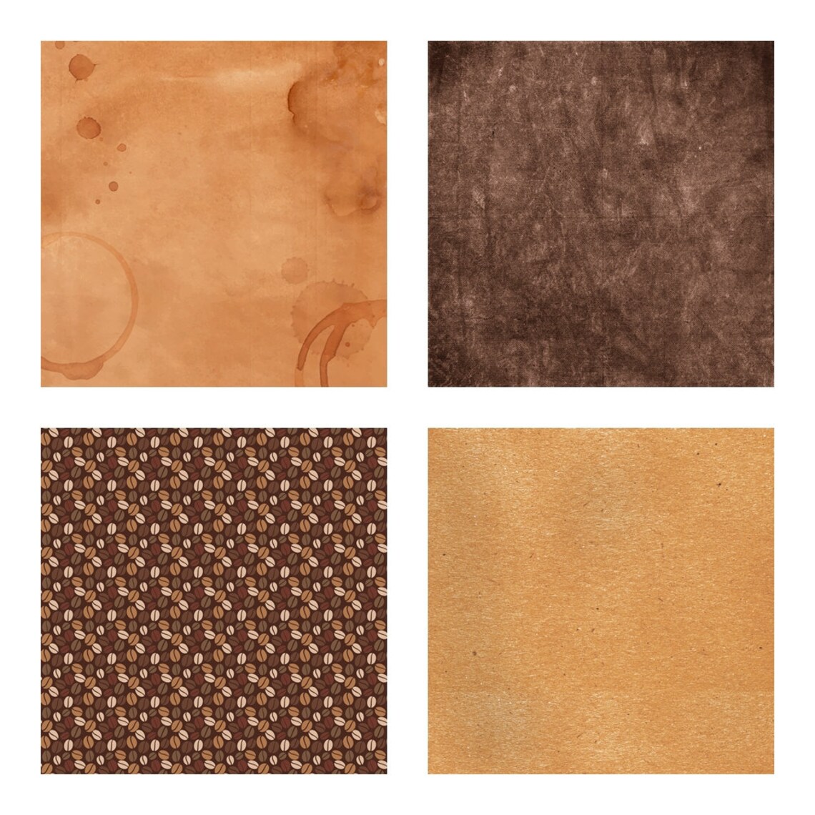 Digital Scrapbook Paper Coffee Break Coffee Beans Coffee - Etsy