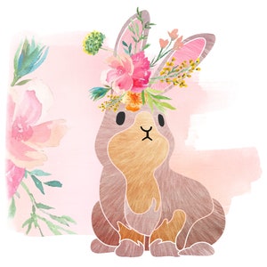 Hello Spring Clipart Set - Forest & Woodland Animals - Flowers - Fox ...