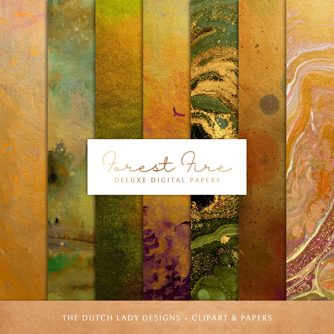 Digital Scrapbook Paper Set - Printable Papers - Textured Backgrounds ...