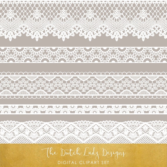 Black Lace Border Clip Art