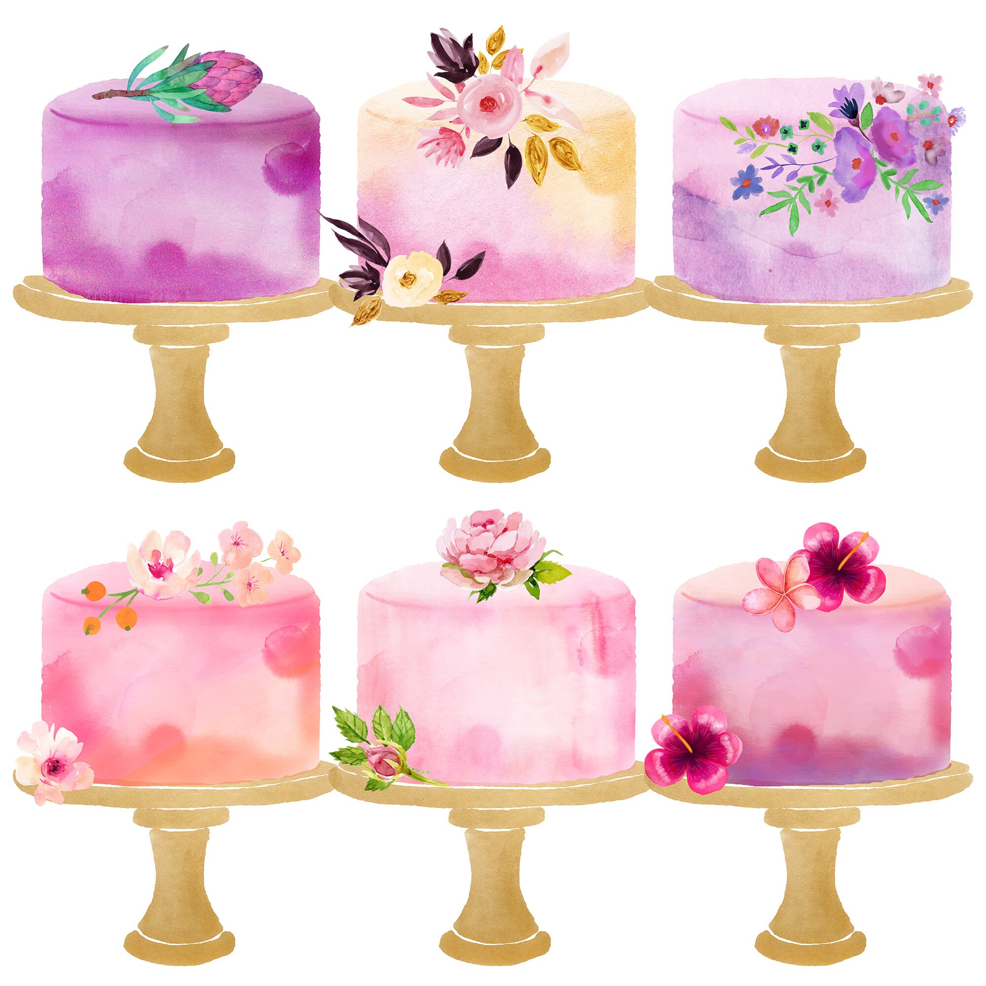 Pink Wedding Cake Clip Art