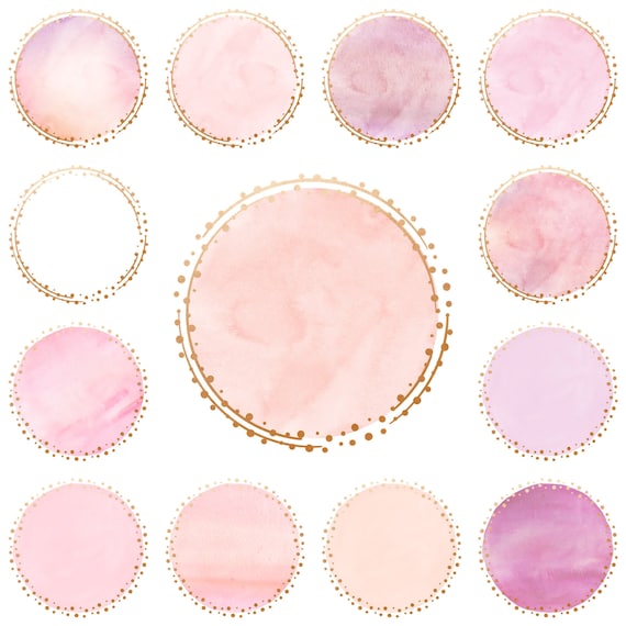 Decorative Pink Border Clip Art