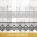 Lace Border Clipart Set - in White, Grey & Black - Lace Graphics ...