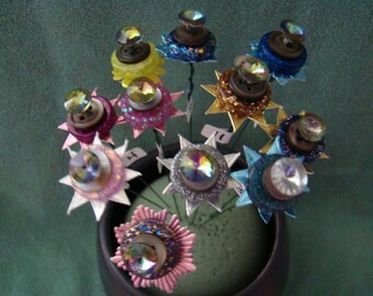 Small Individual Button Flowers - Different Colors & Types - You Choose ...