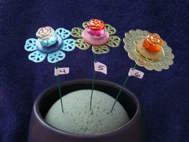 Engraved Roses Individual Button Flowers - Etsy