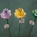 Tiny Crystal Flower Individual Button Flowers - Etsy