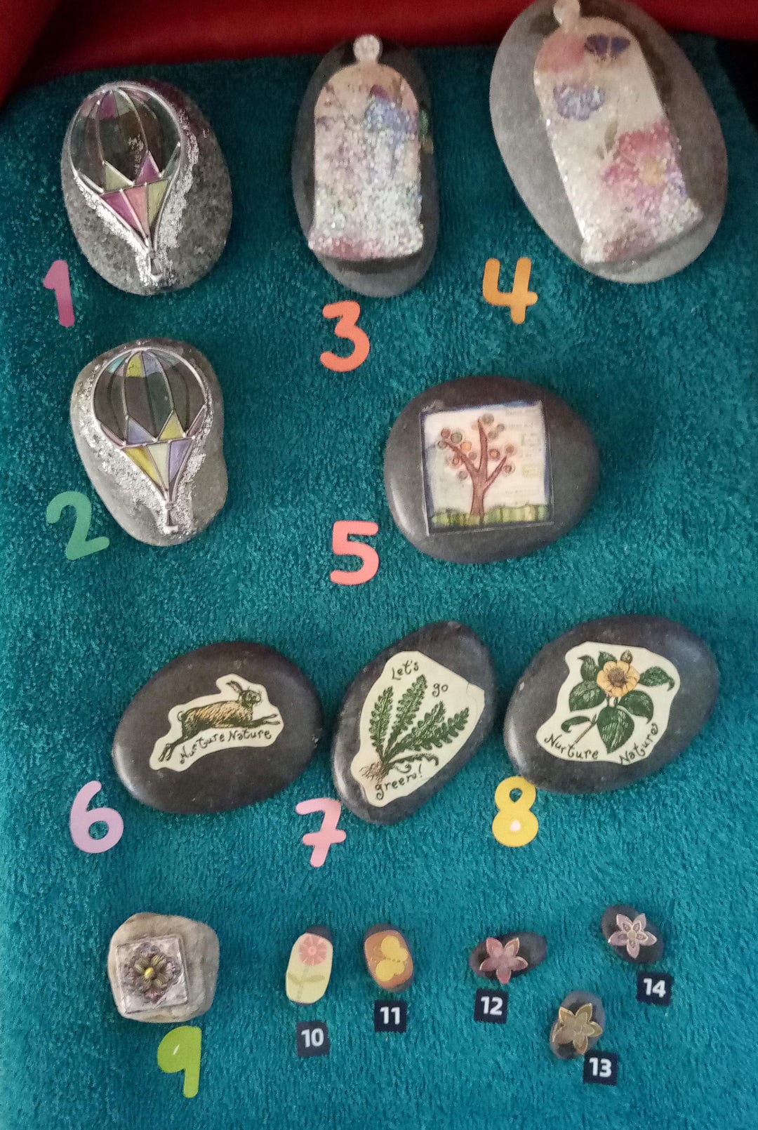 Sticker Fun Rock Buddies for Indoor Houseplants - Etsy